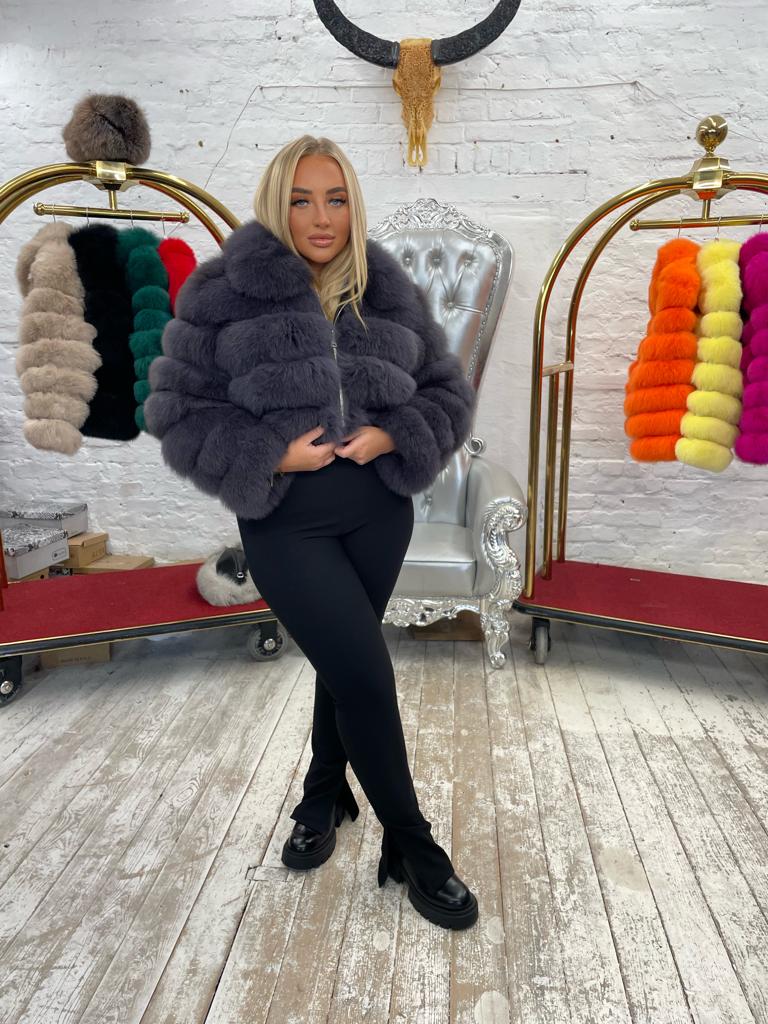 Laura Jane Paris Collard & zip Fur Coat – ESSEX COUTURE