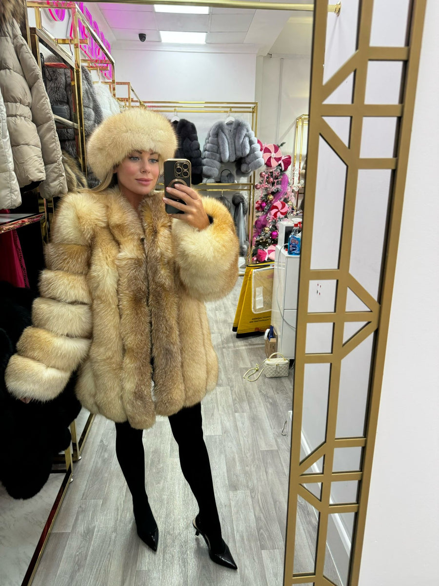 V.I.P Laura Jane Paris Saga Fur Luxury Coat ‘ Dubai ‘ – ESSEX COUTURE